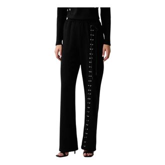 Liu Jo Sweatpants mit Schn&uuml;rung - - Trousers - Damen - Schwarzk - XS