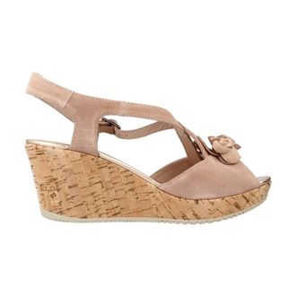 Stonefly Velours Keilabsatz Marlene II Stil - - Shoes - Damen - Braun - 38 EU