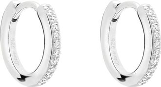 s.Oliver Ohrring - Elegante Creolen aus poliertem 925er Sterlingsilber - silber - wasserfest & hautfreundlich