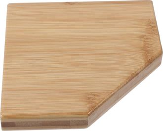 SOLUSTRE Eck wandregal aus Bambus Schwebendes Bohrfreies Wandboard Dekoratives Aufbewahrungsregal f&uuml;r Schlafzimmer und Badezimmer Multifunktionales Eckregal zu