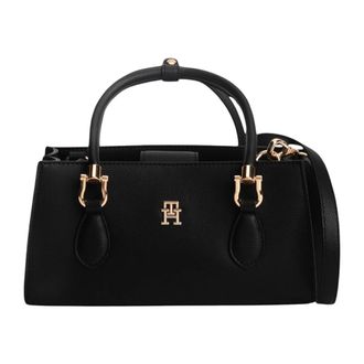 Tommy Hilfiger TH Grace Mini Satchel - - Bags - Damen - Schwarzk - ONE SIZE