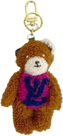 Louis Vuitton unisex, Pre-owned, Rose, Taille: ONE Size Porte-cl&eacute;s en tissu Pre-owned