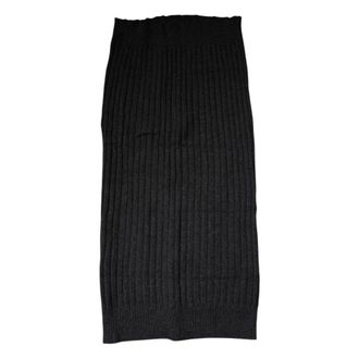Dolce & Gabbana Schwarzer Kaschmir Gestrickter Nackenw&auml;rmer Schal - - Accessories - Damen - Schwarzk - ONE SIZE