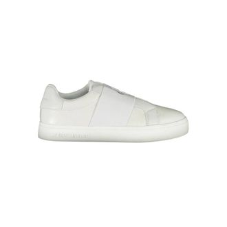 Calvin Klein Wei&szlig;e Leder Damen Sneaker - - Shoes - Damen - Wei&szlig; - 41 EU