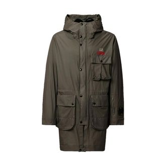 C.P. Company G-Type Long Mille Jacket - - Coats - Herren - Grau - S