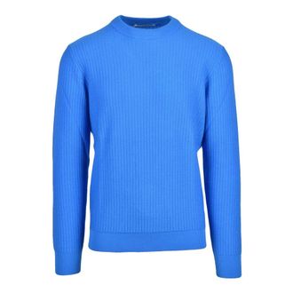 KANGRA Pullover mit Rundhalsausschnitt - - Knitwear - Herren - Blau - L