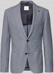 Roy Robson Slim Fit 2-Knopf-Sakko mit Reverskragen