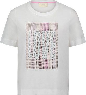 Cartoon Kurzarmshirt Damen mit Rundhalsausschnitt (1-tlg)