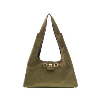 Guess Sac hobo en cuir velours