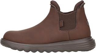 HeyDude Branson Classic - Chaussures pour Femmes - Bottines avec Semelles Confortables, Espresso, 39