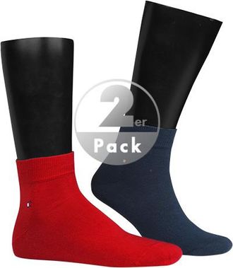 Tommy Hilfiger Herren Socken blau Baumwolle unifarben