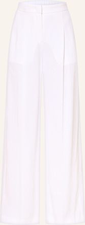 HUGO BOSS Marlenehose Tiana Mit Leinen weiss