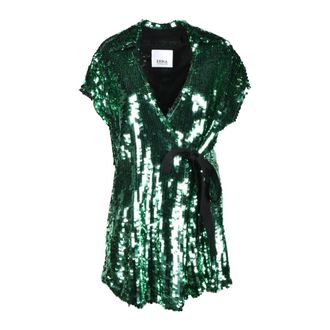 Erika Cavallini Semi Couture Maglia - - Dresses - Damen - Gr&uuml;n - S