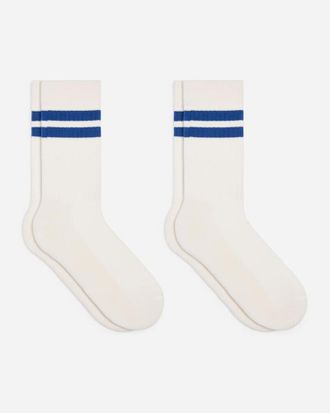 Arket Sportliche Baumwollsocken -Wei&szlig;