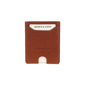 Arthur Aston Porte cartes Arthur et Aston Ref 67332 Cognac 7.5*9.5 cm