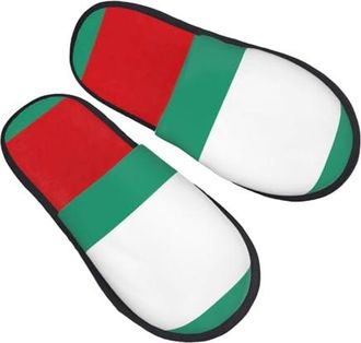 Generic Fourrure Pantoufles Drapeau Bulgare Lavables Pantoufles DHiver Antid&eacute;rapant Chaussons Maison Pour H&ocirc;tel Int&eacute;rieur Femmes L