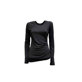 Isabel Marant Ineta Draped Long Sleeve Top - - Tops - Damen - Schwarzk - L