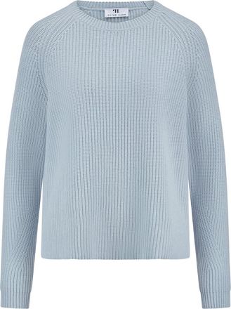 Peter Hahn Rundhals-Pullover Peter Hahn blau