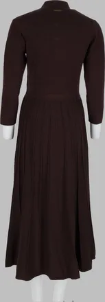 Michael Michael Kors Polo Flare Midi Dress - Brown