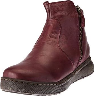 Andrea Conti Femme Damen Boot Botte Tendance, Bordeaux, 38 EU