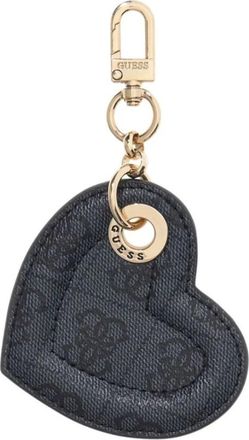 Guess Femme, Accessoires, Noir, Taille: ONE Size Heart 4G Logo Keychain