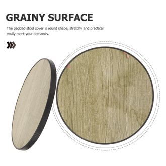 Artibetter Runder Holz hocker Sitz Ersatzplatte Robust Langlebig Glatte Oberfläche Geeignet für Küchen Bar Restaurant Hocker Sitzfläche Sitz Ersatzteil Zubehör