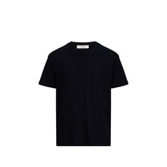 Replay T-shirt uni &agrave; logo brod&eacute; en coton