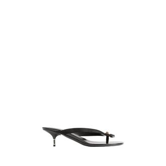 Versace Sandales Gavriel en Daim - Femme - Chaussures - Noir - Taille: 38 EU