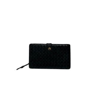 Bottega Veneta Portefeuille en cuir Pre-owned - Femme - Pre-owned - Noir - Taille: ONE Size