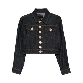 Dondup Femme, Vestes, Bleu, Taille: 36 FR Veste en jean boutonn&eacute;e