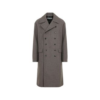 Dries Van Noten Double-breasted Wool Coat