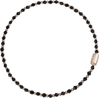 Breil Womens Necklace Magnetica System Collection TJ3048 - Bijoux Femme - Collier Ras du Cou en Acier Inoxydable, avec Sphères en Acier Poli IP Rose et en O