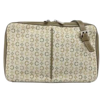 Celine Sac bandouli&egrave;re vintage en toile Pre-owned - Femme - Pre-owned - Vert - Taille: ONE Size