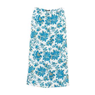 Etro Femme, Pantalons, Bleu, Taille: 40 FR Pantalon Large