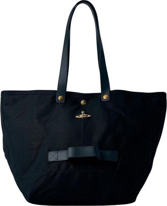 Vivienne Westwood Femme, Sacs, Noir, Taille: ONE Size Sac Fourre-Tout en Toile