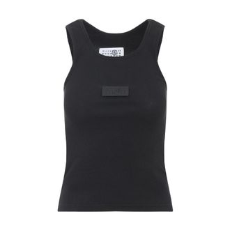 Maison Margiela D&eacute;bardeur - Femme - Tops - Noir - Taille: 40 FR