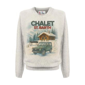 MC2 Saint Barth Heron Rundhals-Pullover - - Knitwear - Herren - Mehrfarbig - L