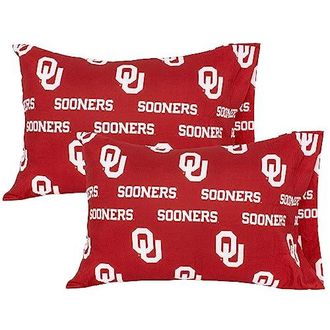 College Covers Everything Comfy Oklahoma Sooners Kissenbezug, Standard, 50,8 x 76,2 cm, inklusive 2 Kissenbezüge