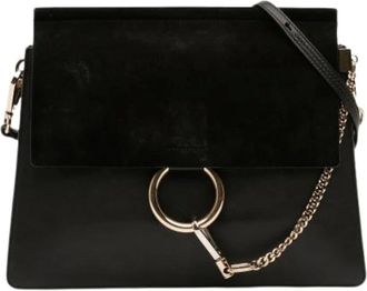 Chlo&eacute; Pre-owned Faye Crossbody Bag - Femme - Pre-owned - Noir - Taille: ONE Size