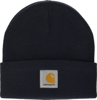 Carhartt Work in Progress Unisex Short Watch Hat Fedora, Blau (Navy), One Size