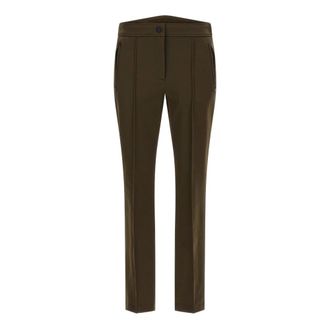 Moncler Technische Twill Hose - - Trousers - Damen - Gr&uuml;n - S