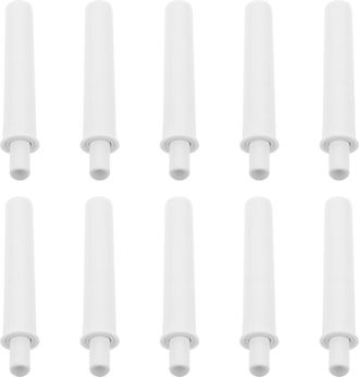 Angoily 10 St&uuml;ck Hydraulischer T&uuml;rd&auml;mpfer mit Soft Close Funktion Kunststoffkolben Leiser Schrank und Abfalleimerpuffer Universell f&uuml;r M&uuml;lleimerdeckel und M&ouml;b