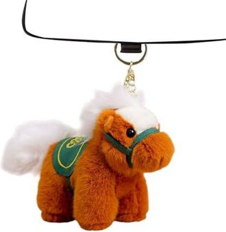 Generico Pendentif De Sac En Forme De Cheval - Pendentif Dessin Anim&eacute; De Longue Dur&eacute;e Souvenir,Porte-cl&eacute;s Pour LAnn&eacute;e Lunaire Du Cheval | Pour Fournitures Indi