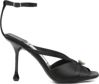 Jimmy Choo London Sandalen - Sandals Black - Gr. 37 (EU) - in Schwarz - f&uuml;r Damen