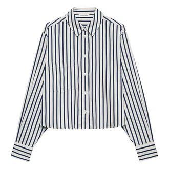 Anine Bing Chemise Crop Essie Ray&eacute;e Anine Bing