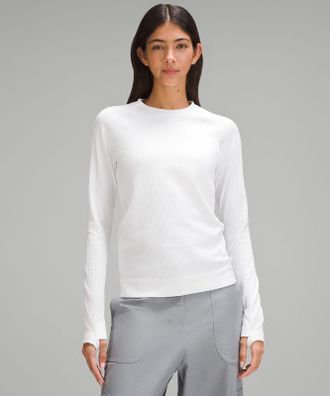 lululemon Pull Rest Less pour Femmes - Blanc - Taille 12