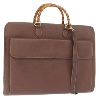 Gucci Sac &agrave; main vintage Pre-owned - Femme - Pre-owned - Brun - Taille: ONE Size