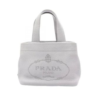 Prada Pre-owned Sac cabas en cuir VIT Daino - Femme - Pre-owned - Bleu - Taille: ONE Size