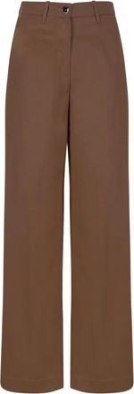 Nine In The Morning Femme, Pantalons, Brun, Taille: W25 Pantalon large camel