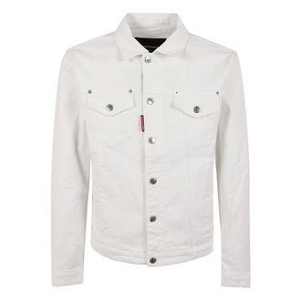 Dsquared2 Herren, Jacken, Wei&szlig;, MGr&ouml;&szlig;e
